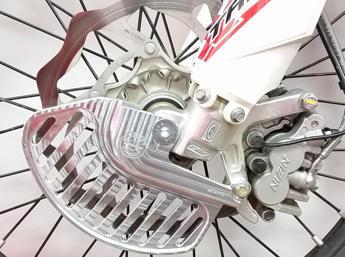 Alloy Front Disc Guard Silver Beta XTrainer